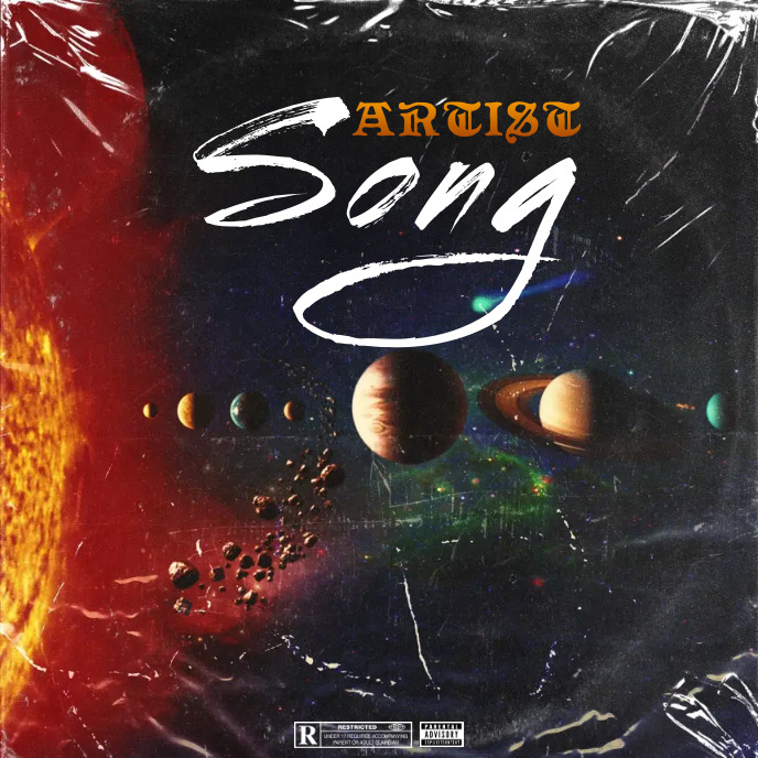 Space Cover Album music art trap mixtape rap Template | PosterMyWall