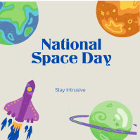 national space day Template | PosterMyWall