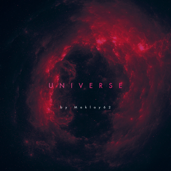 Space Galaxy Universe CD Cover Music Template | PosterMyWall