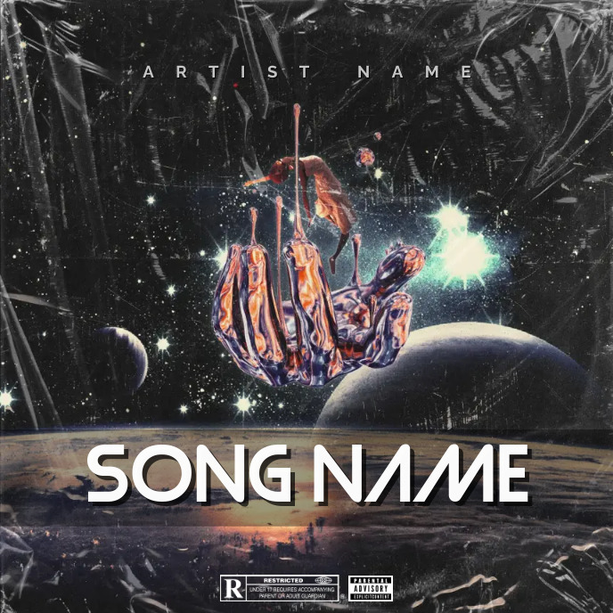 Space girl Cover Album art trap mixtape rap Template | PosterMyWall