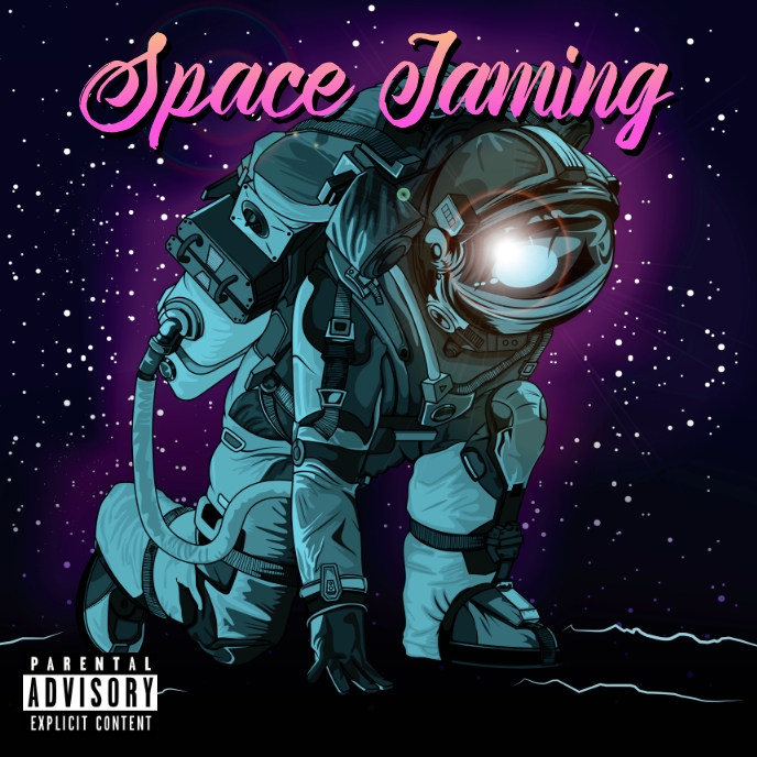 Space Jamming Album Cover Template | PosterMyWall