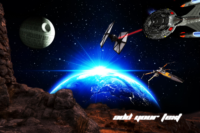 Space Mix Themed Poster Template | PosterMyWall