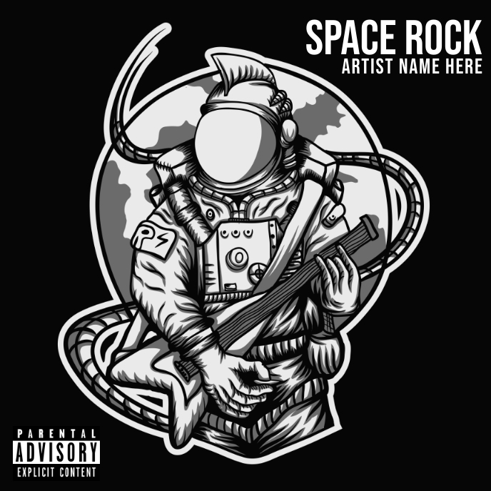 Copy of Space Rock Album Cover | PosterMyWall
