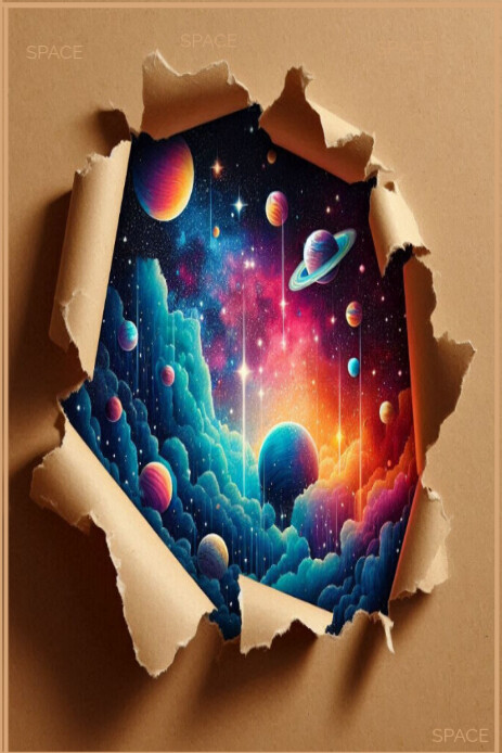 Copy of Space template | PosterMyWall