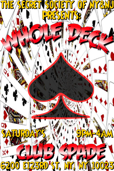 Copy of SPADES | PosterMyWall