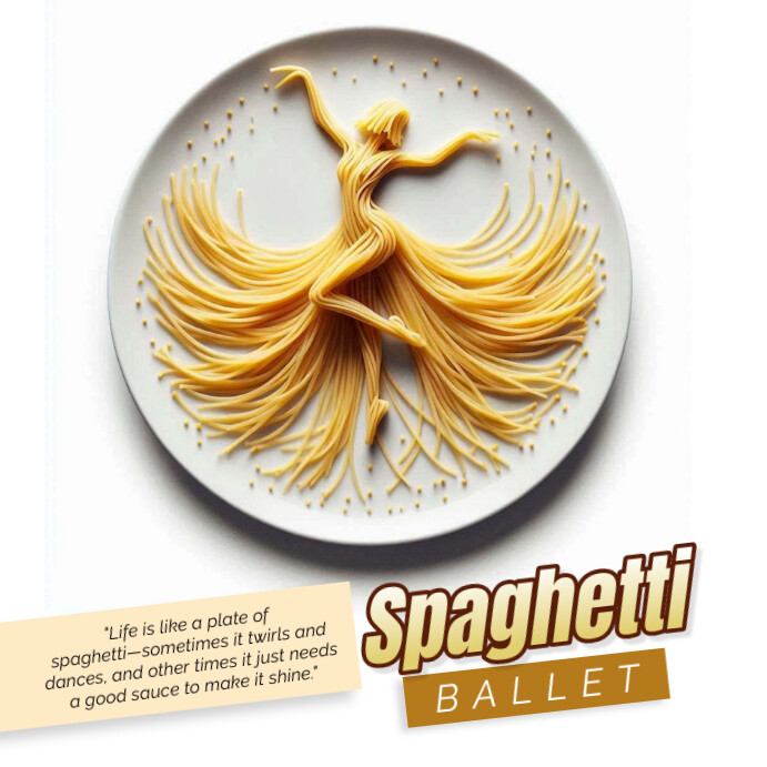 Spaghetti Template | PosterMyWall