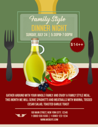 3,510+ spaghetti dinner Customizable Design Templates | PosterMyWall