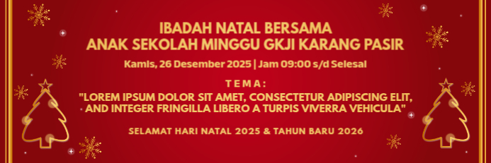 spanduk natal Template | PosterMyWall