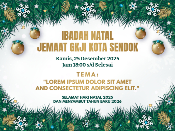 spanduk natal Template | PosterMyWall