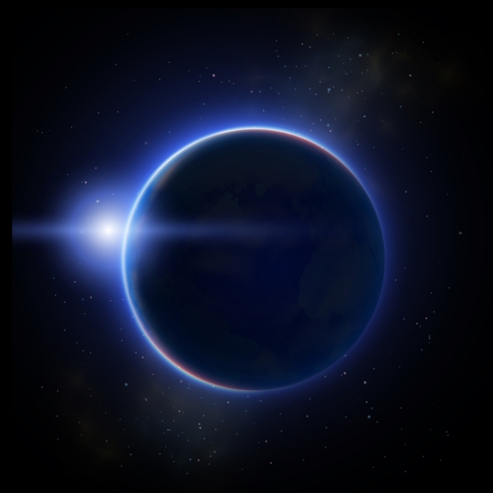 Copy of Sparkling moon eclipse poster design | PosterMyWall