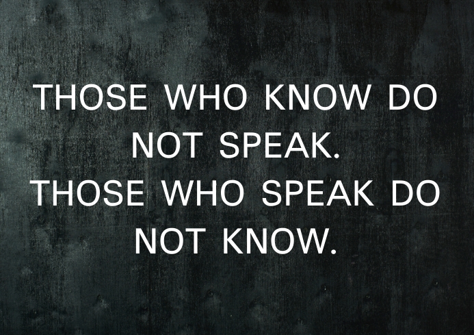 SPEAK AND KNOW QUOTE TEMPLATE | PosterMyWall