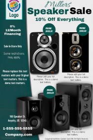 Customizable Design Templates for Speaker | PosterMyWall