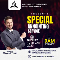 special anointing service flyer template | PosterMyWall