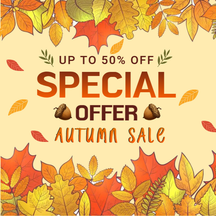 Copy of Special Autumn Sale | PosterMyWall