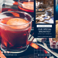 Modern Breakfast and Coffee Restaurant Ad Template | PosterMyWall