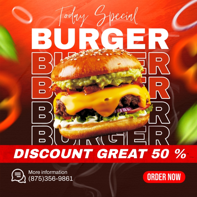 Copy of Special Burger Ads | PosterMyWall