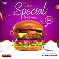 Special Burger Menu Ads Template | PosterMyWall