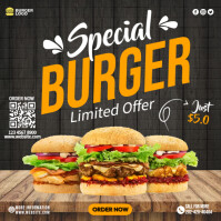 Burger Special Menu Template | PosterMyWall