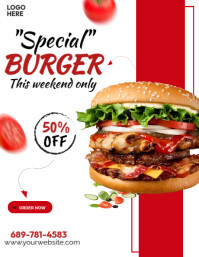 Special Burger Menu Template | PosterMyWall