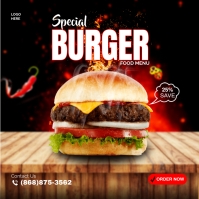 Special Burger Menu Template | PosterMyWall