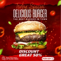 Special Burger Ads Template | PosterMyWall