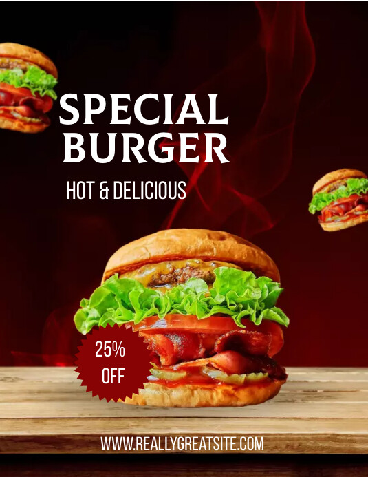 Copy of Special Burger Sale Offer 2024 | PosterMyWall