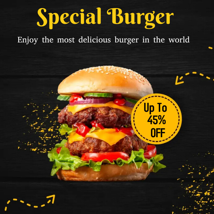 Special burger sale templates | PosterMyWall