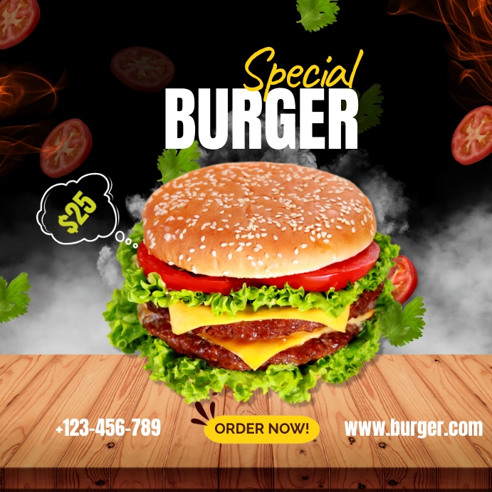 special burger templates | PosterMyWall