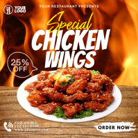 Chicken Wings special menu Template | PosterMyWall