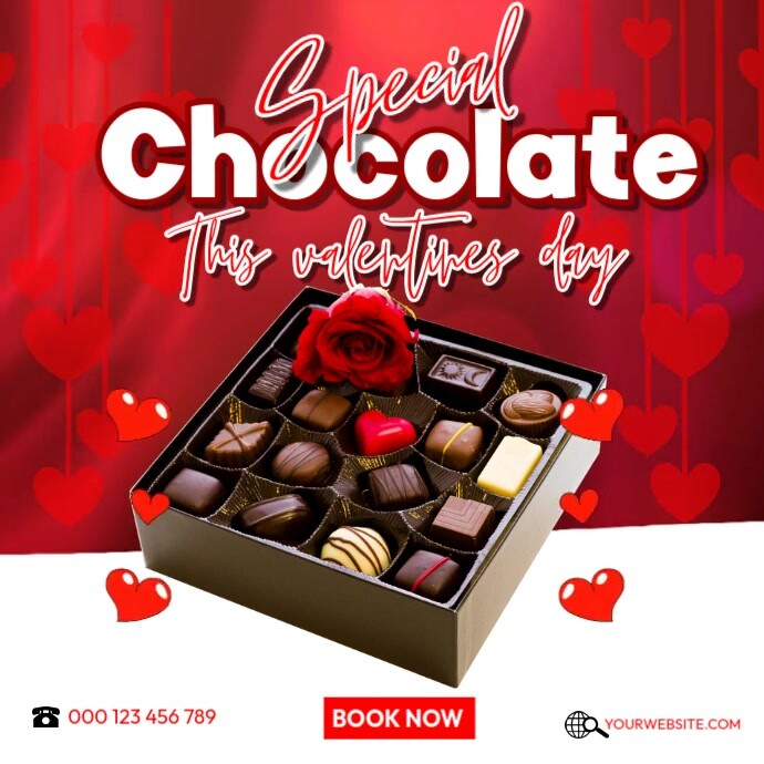 Special Chocolate for Valentines Day Template | PosterMyWall