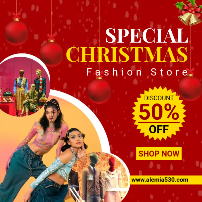 Copy of Special Christmas Fashion Store | PosterMyWall