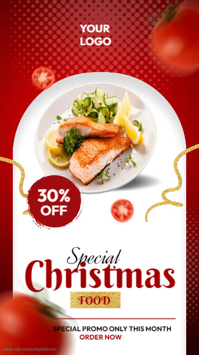 Special Christmas Food Template | PosterMyWall