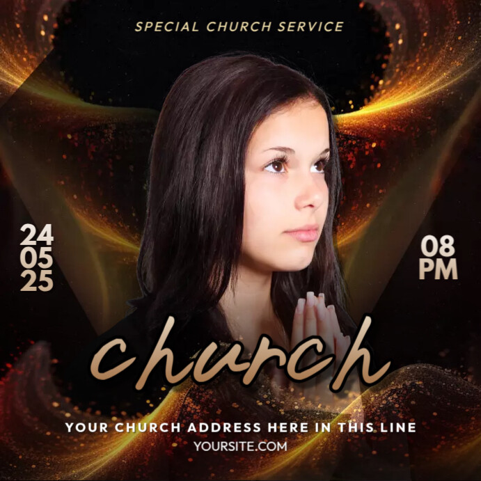 Special Church Service Template | PosterMyWall