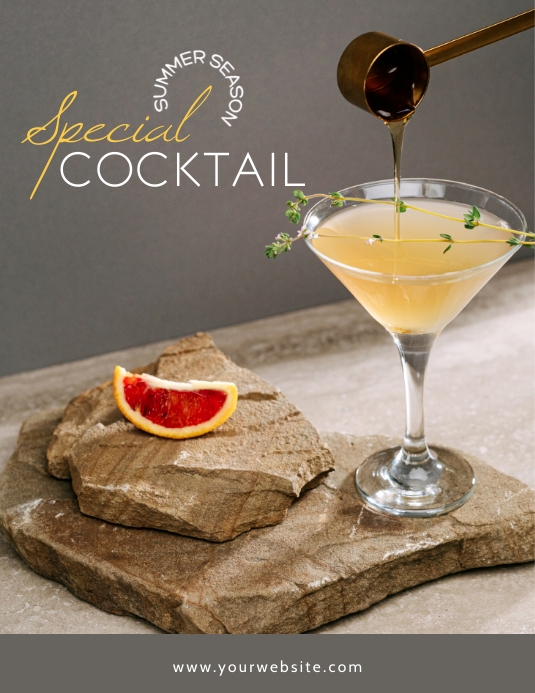 Special Cocktail Flyer Template | PosterMyWall