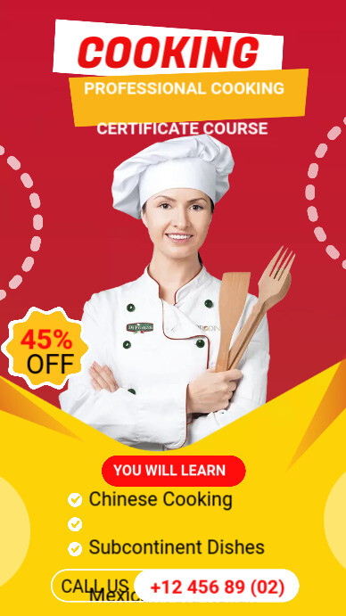 Special cooking class What's Status Template | PosterMyWall