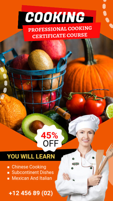 Copy of Special cooking class What's Status | PosterMyWall