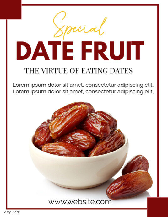 special date fruit Template | PosterMyWall