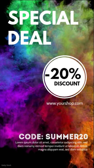 Copy of Special Deal Promotion Template Discount Ad | PosterMyWall