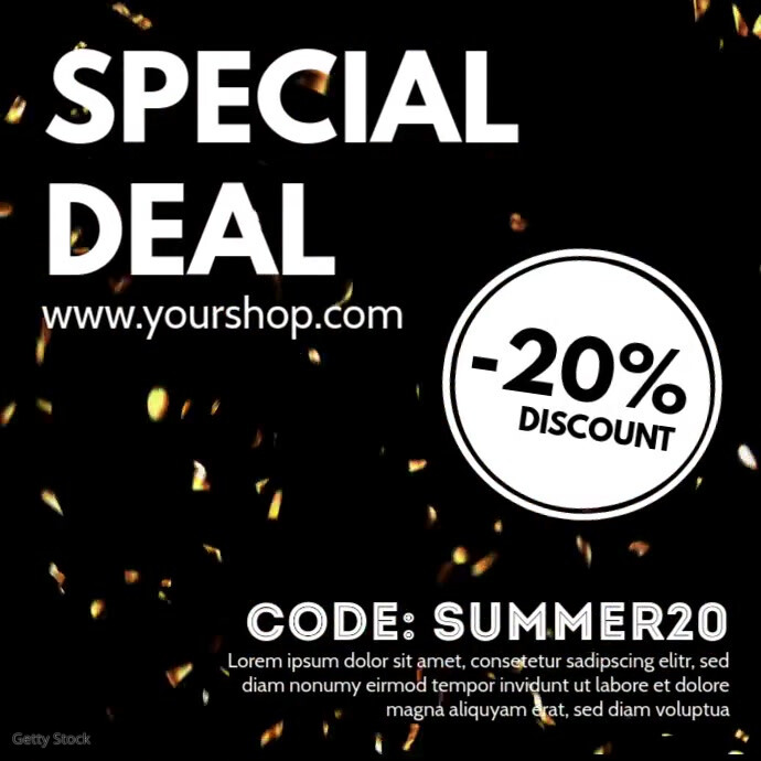 Special Deal Promotion Template Discount Ad | PosterMyWall