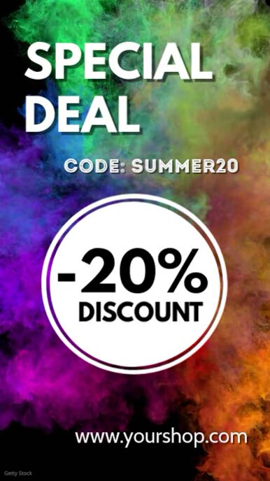 Special Deal Promotion Template Discount Reel | PosterMyWall
