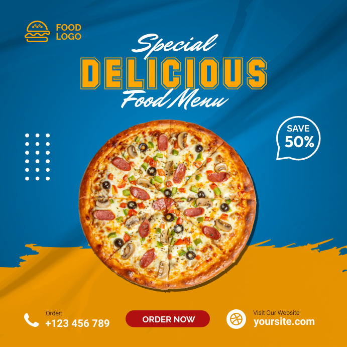 Special Delicious Food Menu Poster Template | PosterMyWall