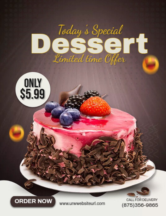 Special Dessert Offer Template | PosterMyWall