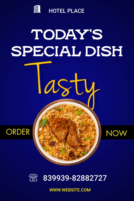 special dish Template | PosterMyWall