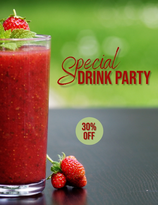 Special Drink Flyer Template | PosterMyWall