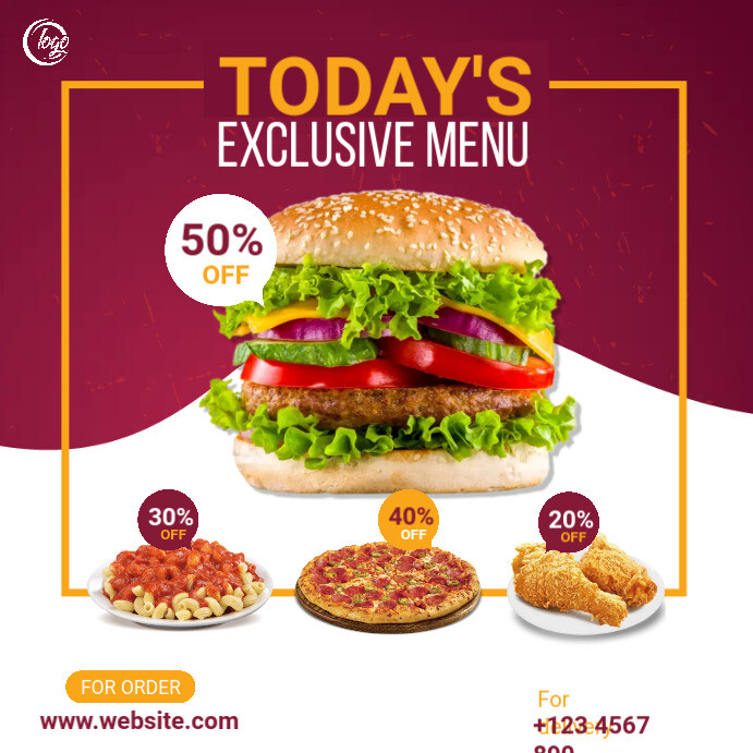 Copy of Special Food Deals Ad | PosterMyWall