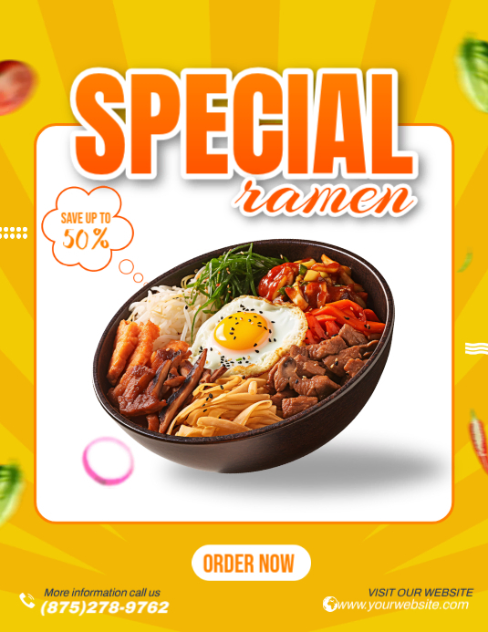 Special Food Menu Ads Template | PosterMyWall