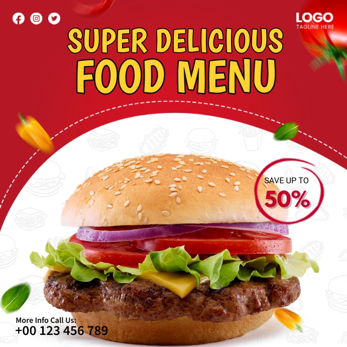 Special Food Menu Templat | PosterMyWall