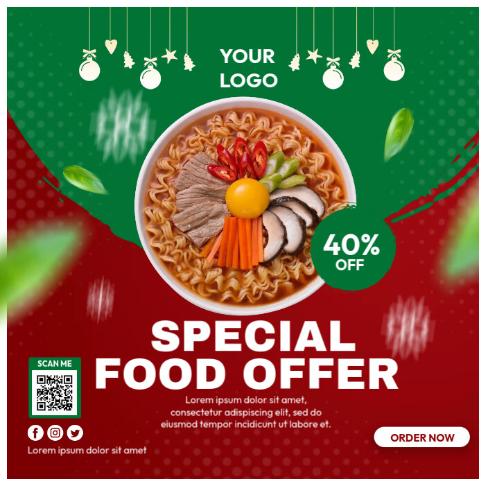 Plantilla de Special food Menu | PosterMyWall