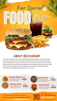 Special Food Menu Template | PosterMyWall