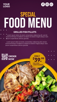 Special Food Menu Template | PosterMyWall